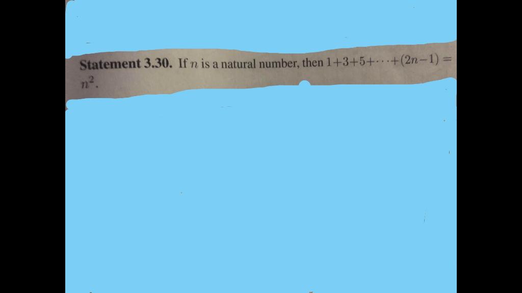 Solved Statement 3.30. If n is a natural number, then | Chegg.com
