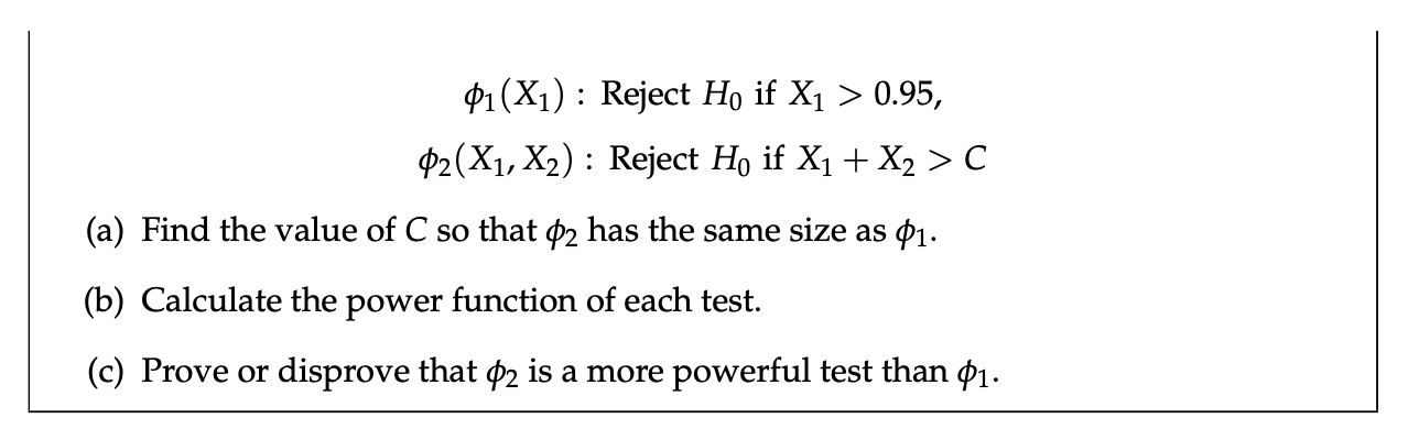 Solved PROBLEM #5: The power of a hypothesis test is the | Chegg.com