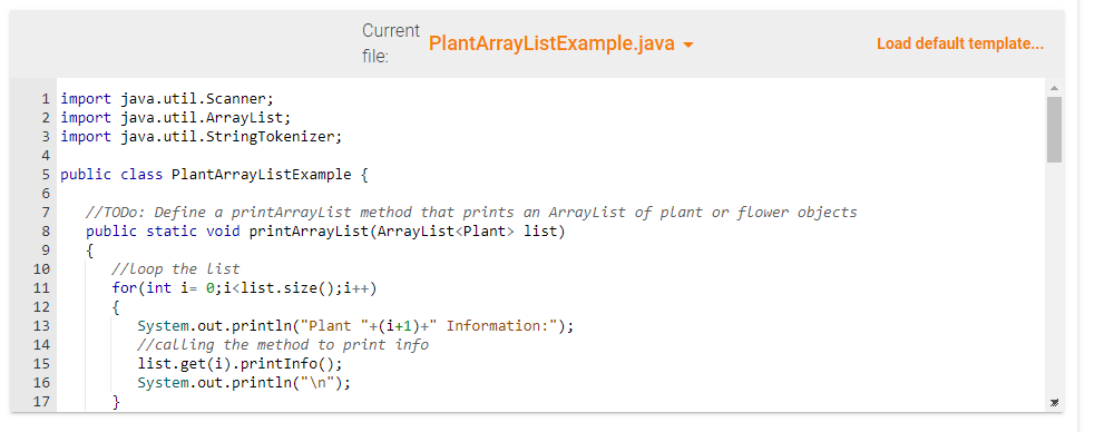 Solved File is marked as read only Current file: Flower.java | Chegg.com