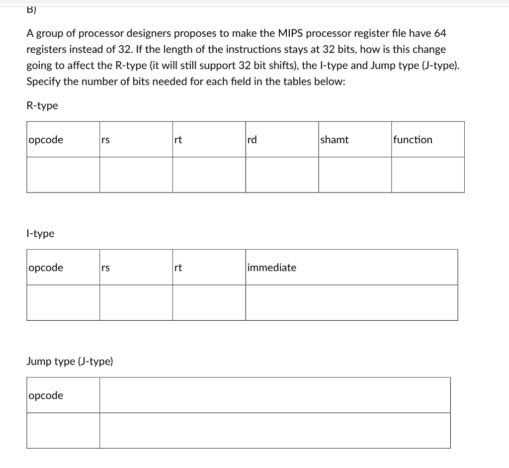 Solved A group of processor designers proposes to make the | Chegg.com