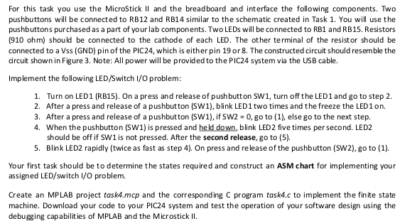 For this task you use the MicroStick II and the | Chegg.com