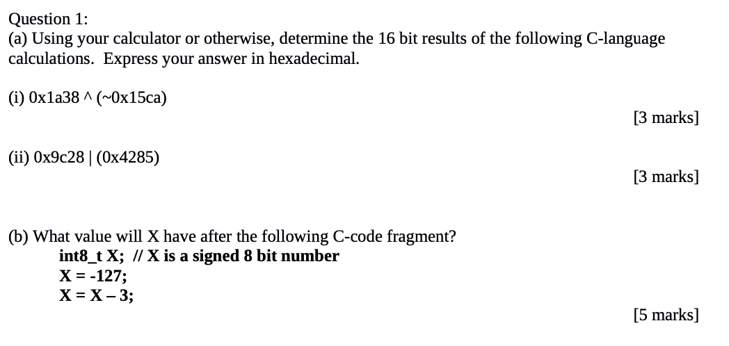Solved Question 1: (a) Using your calculator or otherwise, | Chegg.com