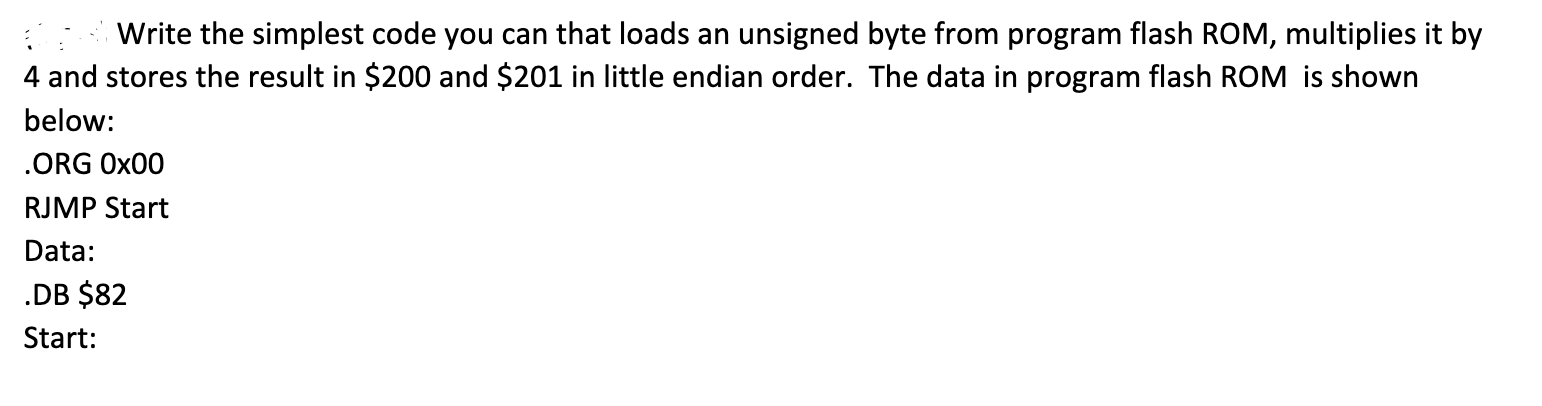 Solved Write the simplest code you can that loads an | Chegg.com