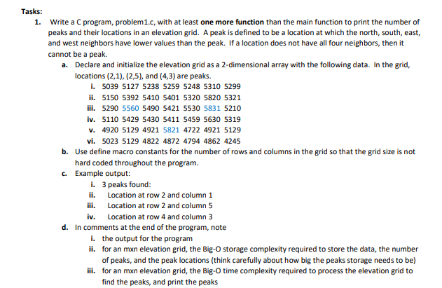 Solved Tasks 1 Write A C Program Problem1c With At 4123