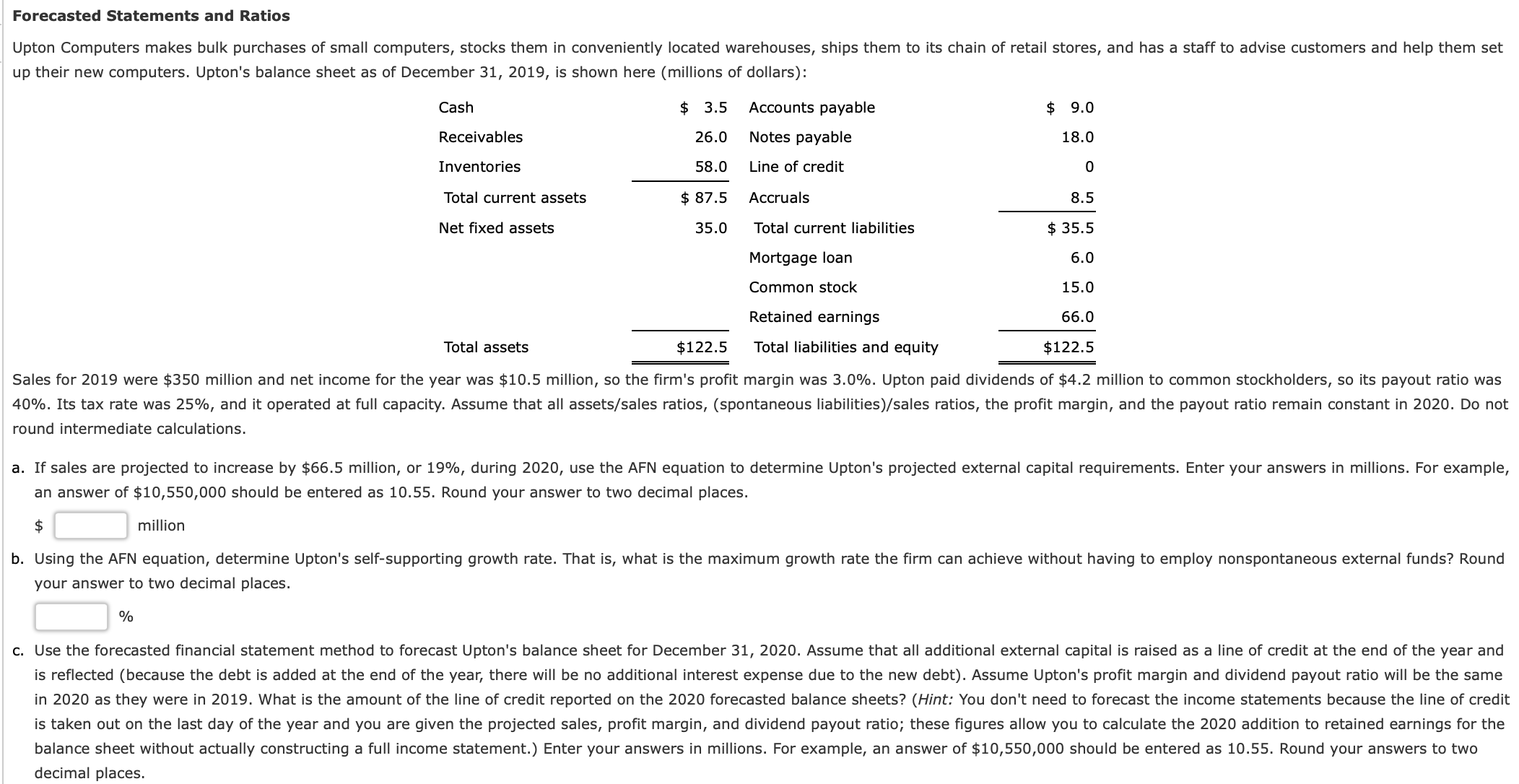 Solved up their new computers. Upton's balance sheet as of | Chegg.com