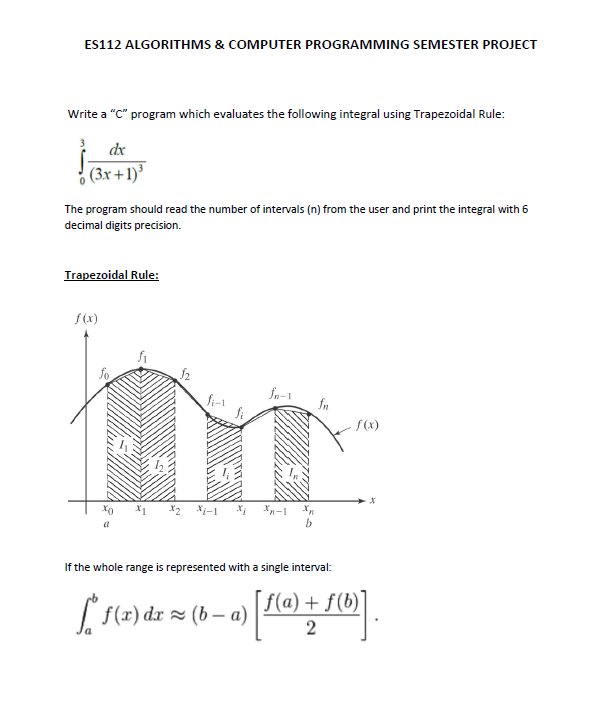 Solved ES112 ALGORITHMS & COMPUTER PROGRAMMING SEMESTER | Chegg.com