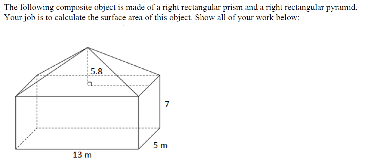 Solved The following composite object is made of a right | Chegg.com