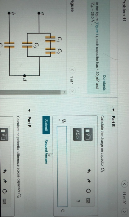 Solved Problem 11 11 Of 20 Constants Part A In The Figure