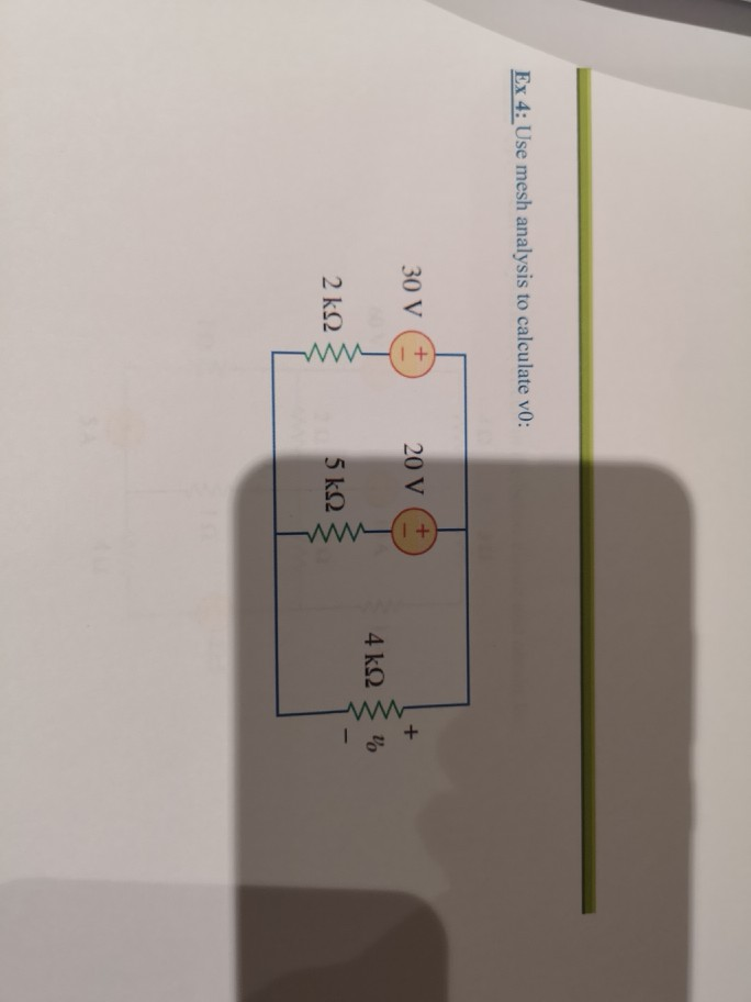 Solved Ex 1: Given RI -4 k2, R3 2 k2, and Rs 2 k2, determine | Chegg.com
