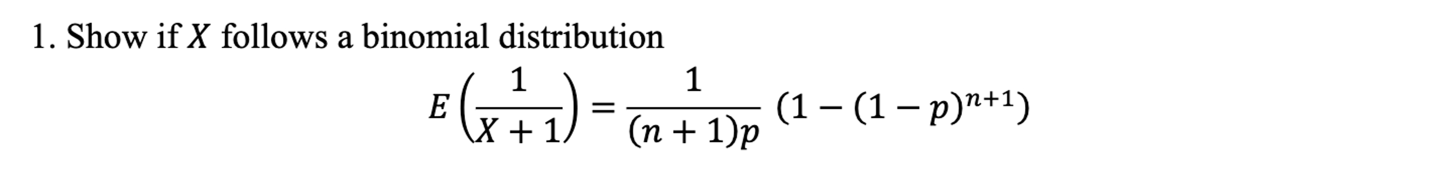 Solved Show if x ﻿follows a binomial | Chegg.com