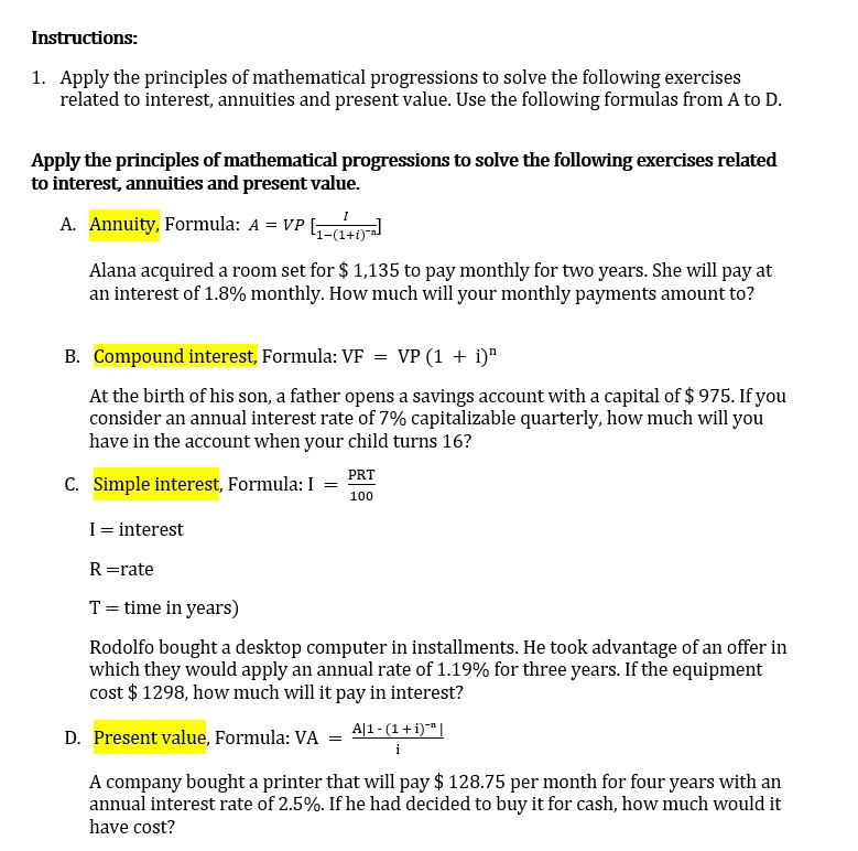Solved Can you help me with the problems below in | Chegg.com