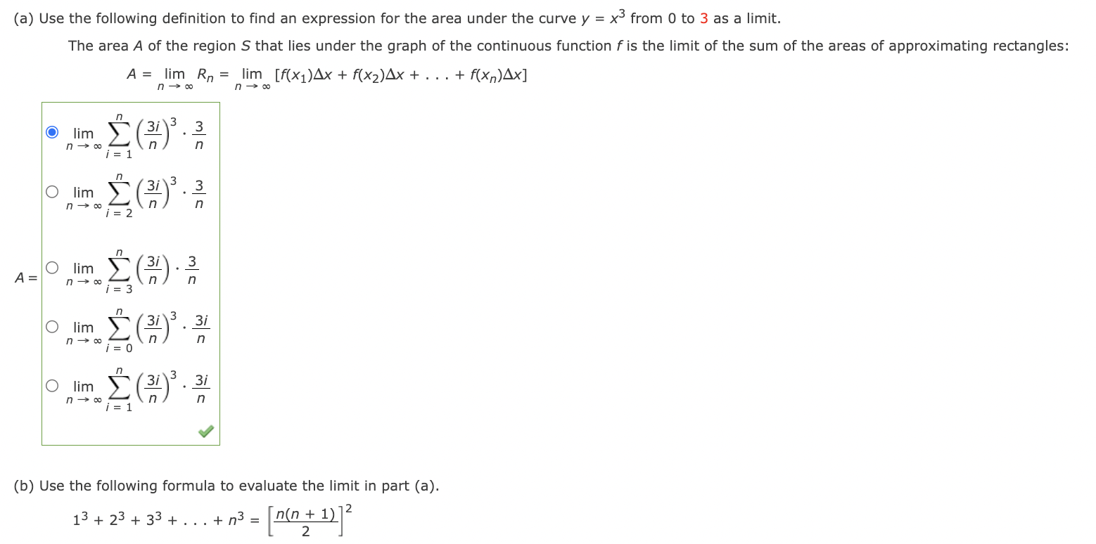 Solved (a) Use the following definition to find an | Chegg.com