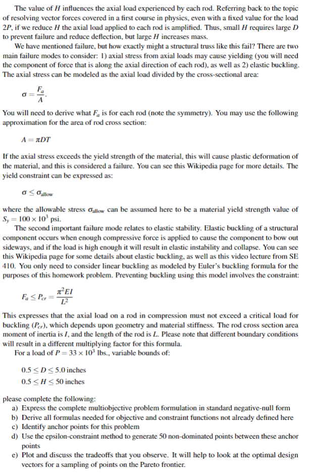Solved P2: This problem is adapted from Messac 2015 []. It | Chegg.com