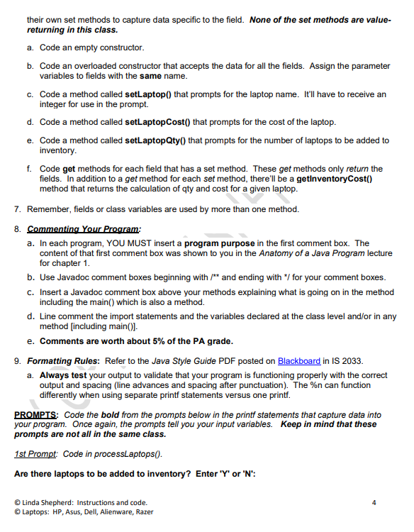 Solved IS 2033 - PA4 ASSIGNMENT TOTAL POINTS: 100 CODE DUE: | Chegg.com