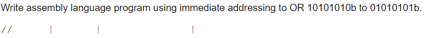 Solved Write assembly language program to extract and add | Chegg.com