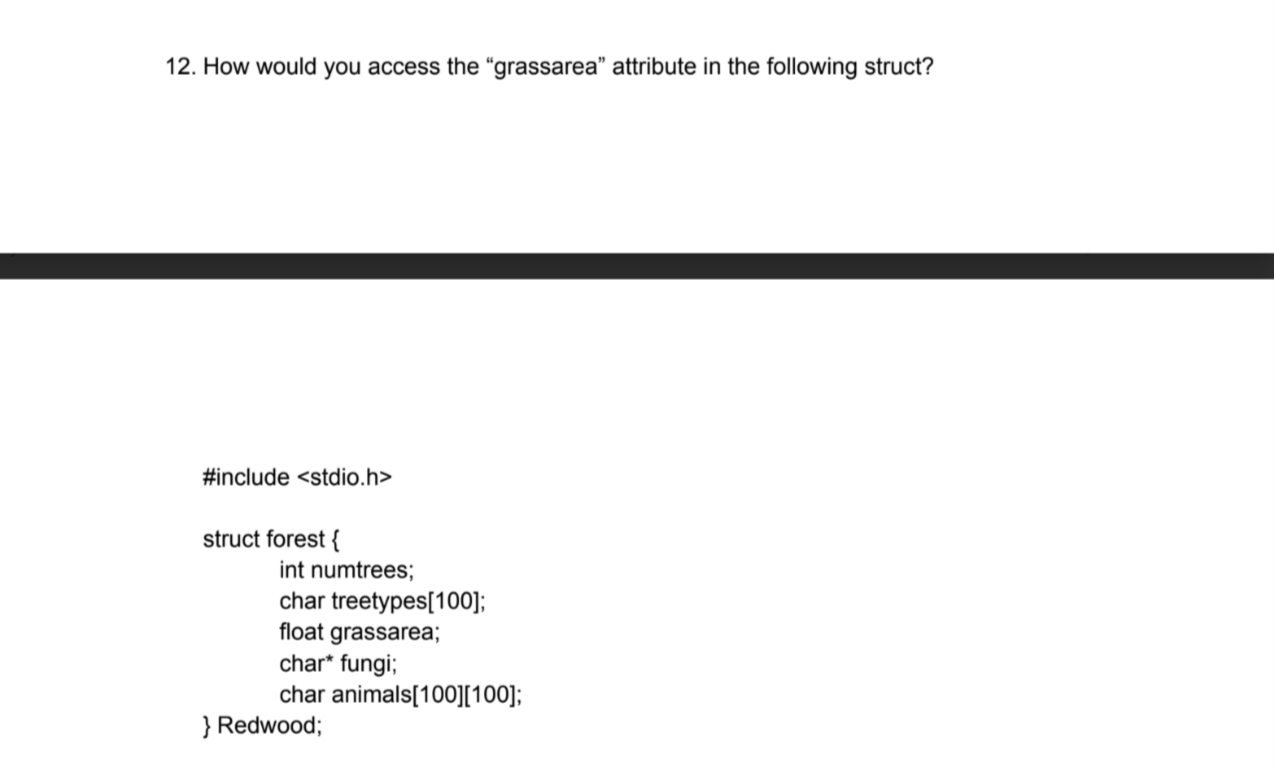 Solved 10. What will be the value of argc for the following | Chegg.com