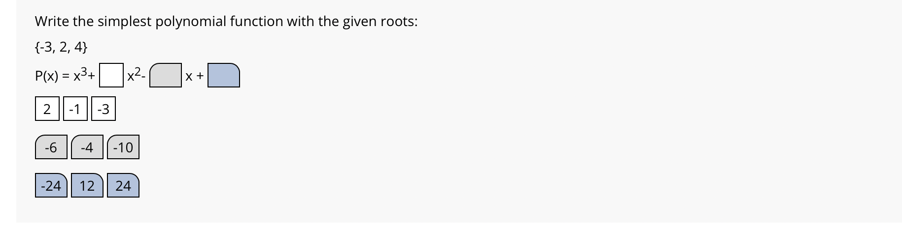 Solved Write the simplest polynomial function with the given | Chegg.com