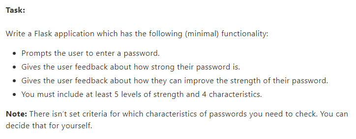 Solved Write a Flask application which has the following | Chegg.com