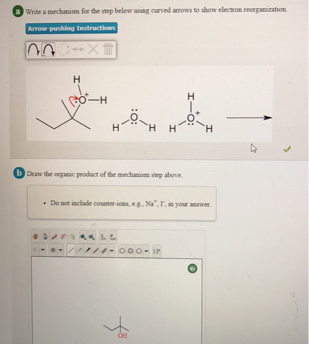 Solved a Write a mechanism for the step below using curved | Chegg.com