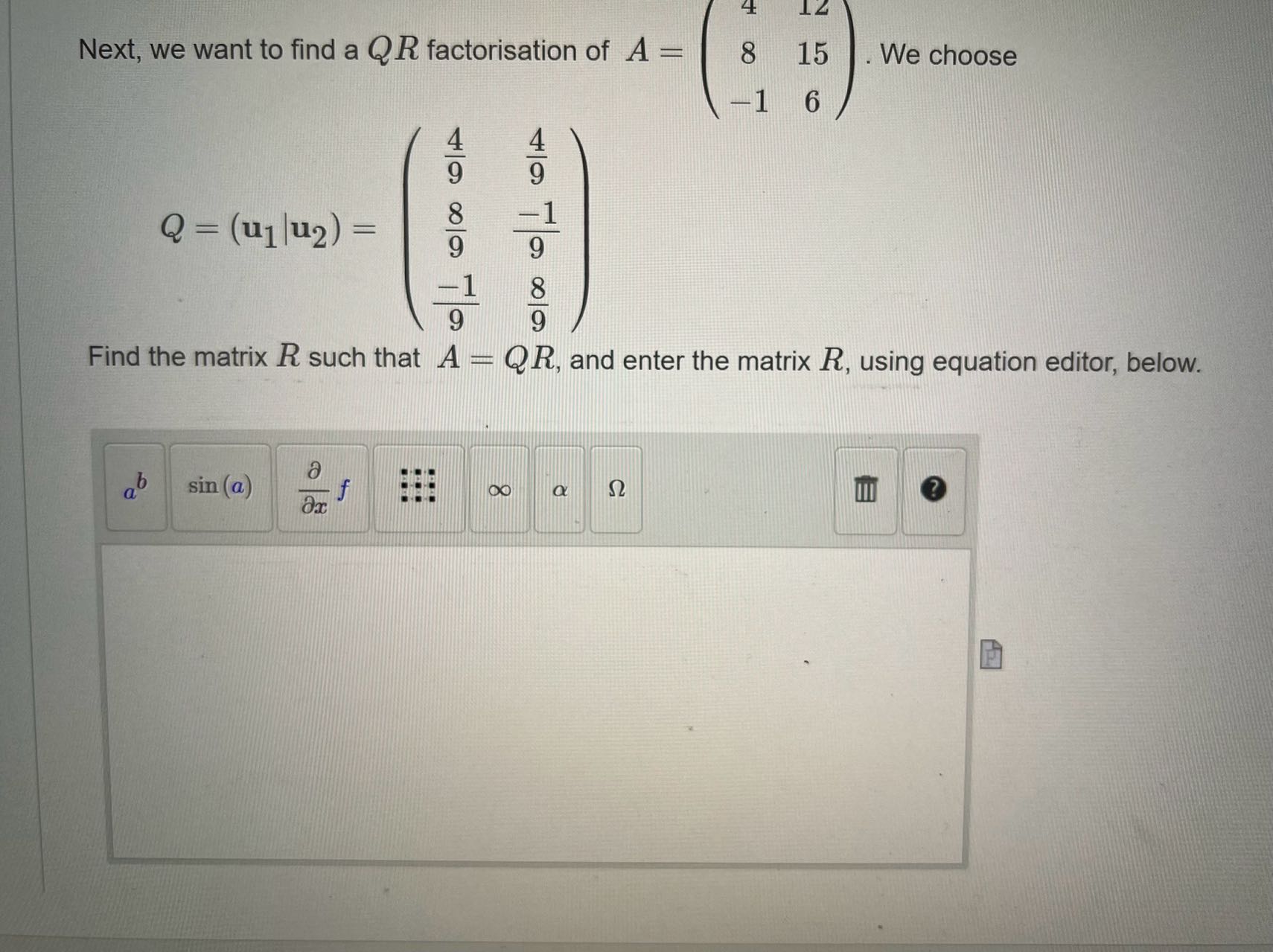 Solved Let x1=⎝⎛48−1⎠⎞,x2=⎝⎛12156⎠⎞, and write W=span{x1,x2} | Chegg.com