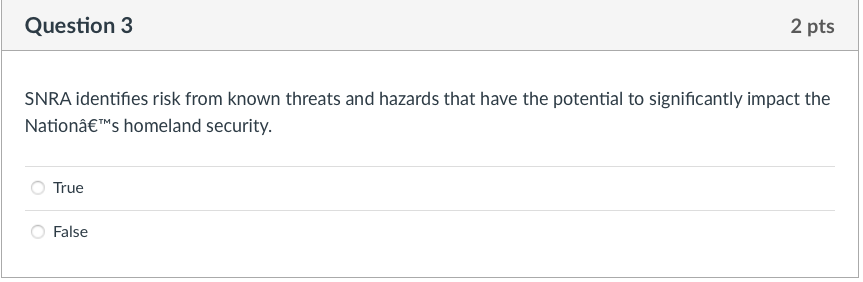 Solved Which of the following is step 3 in the THIRA | Chegg.com