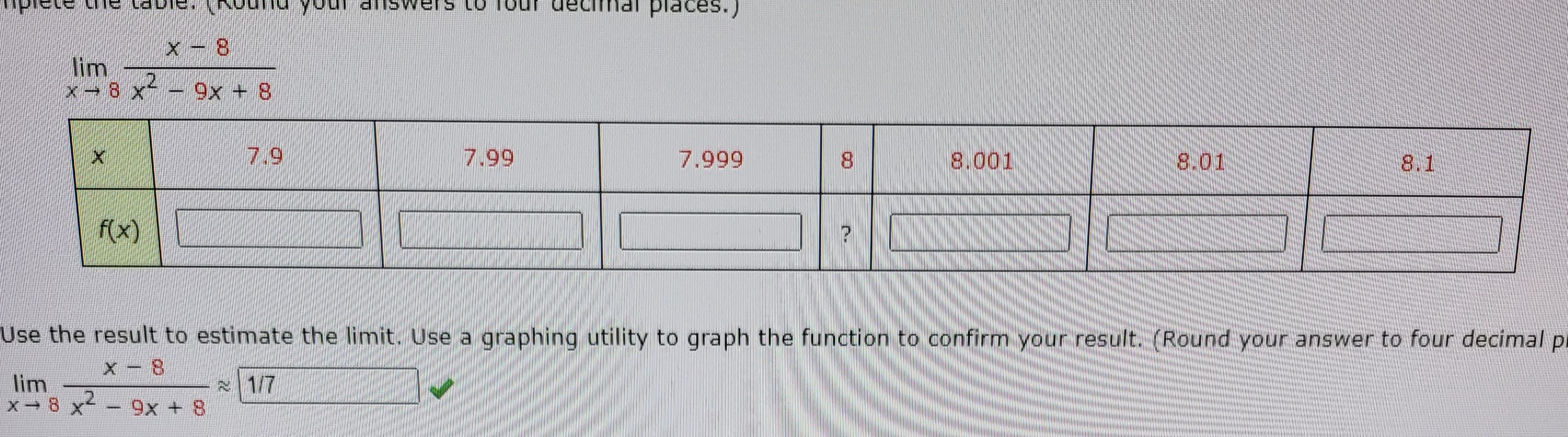 Solved Complete the table. (Round your answers to four | Chegg.com