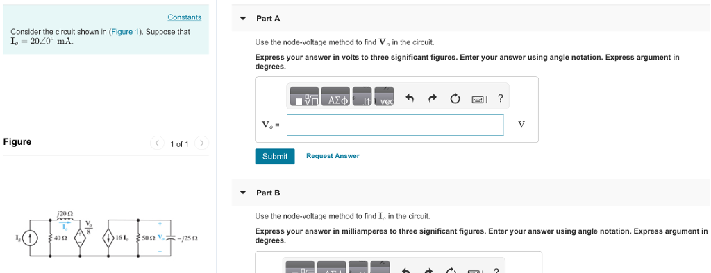 Solved Constants Part A Consider the circuit shown in | Chegg.com Solved Constants Part A Consider the circuit shown in | Chegg.com