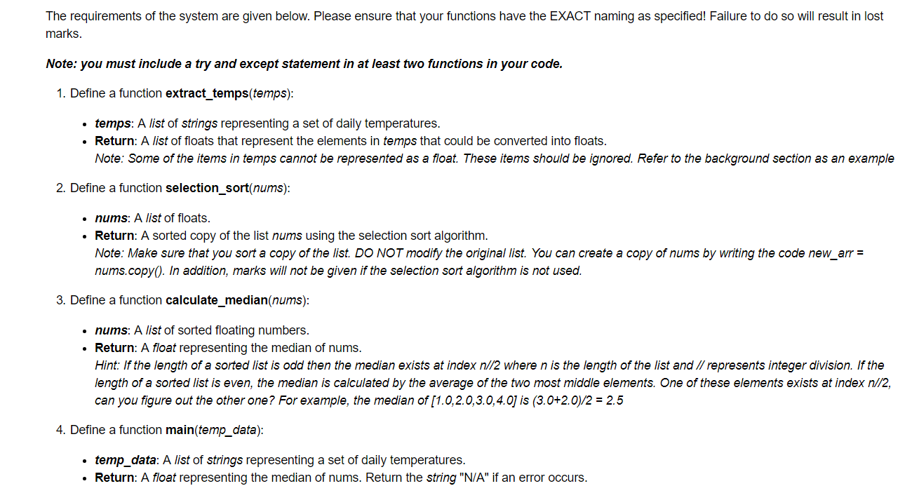 Solved In this assignment, you will be extracting daily | Chegg.com
