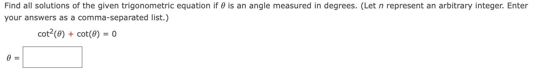 Solved Find all solutions of the given trigonometric | Chegg.com