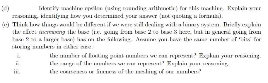 Suppose you had a computer that uses base 3 to | Chegg.com