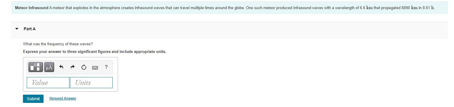 Solved Meteor Infrasound Ameteor that explodes in the | Chegg.com