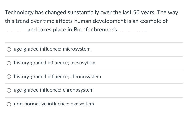 Solved Technology has changed substantially over the last 50 | Chegg.com
