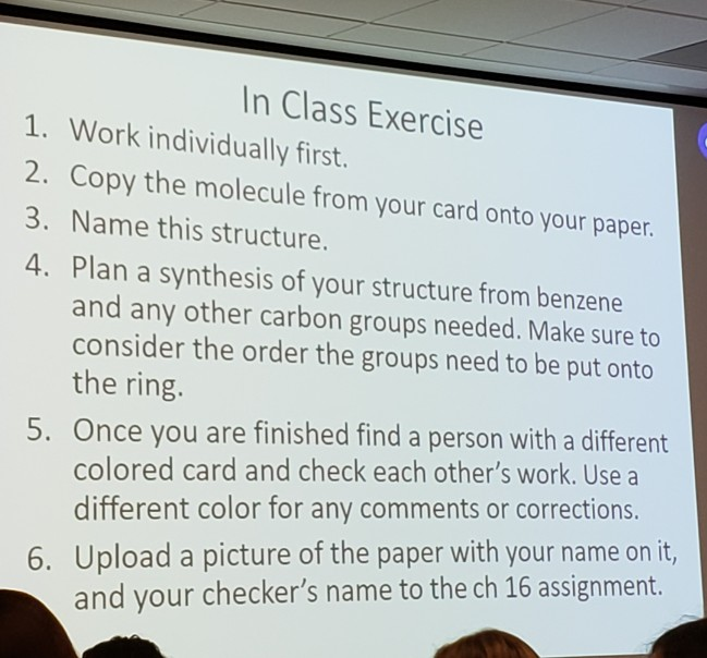 Solved In Class Exercise 1. Work individually first. 2. Copy | Chegg.com