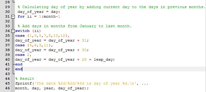 Solved Program doy in Example 4.3 of the textbook calculates | Chegg.com