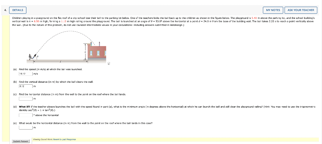 Solved physics i need help with parts c , d and e please | Chegg.com