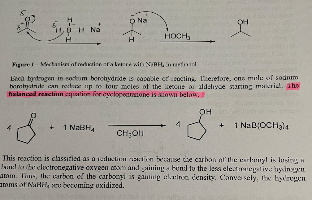 Nabh4 Meoh Mechanism