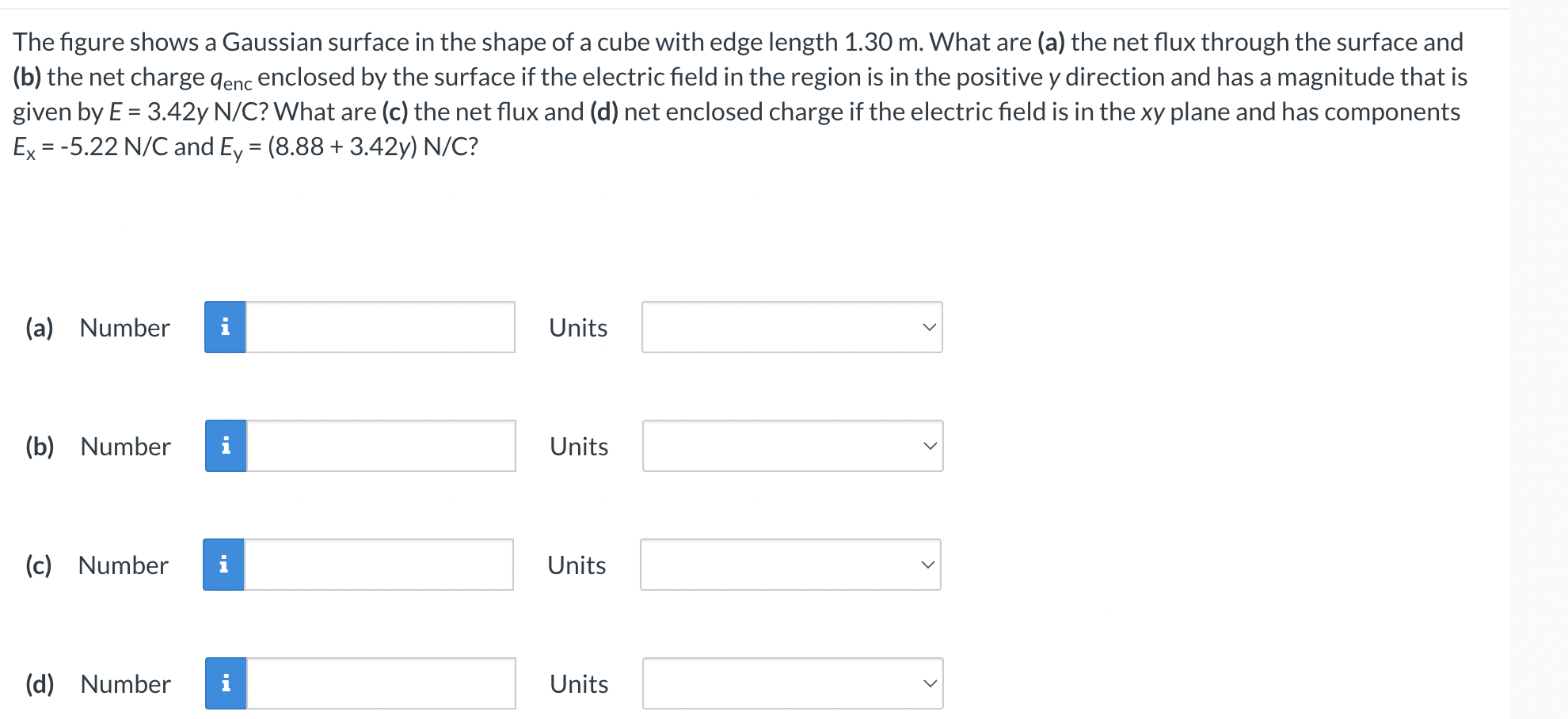 Solved The figure shows a Gaussian surface in the shape of a | Chegg.com