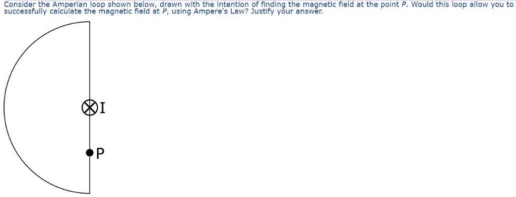 Solved Consider the Amperian loop shown below, drawn with | Chegg.com