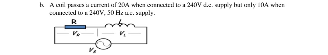 Solved The Effective Reactance And State Its Nature