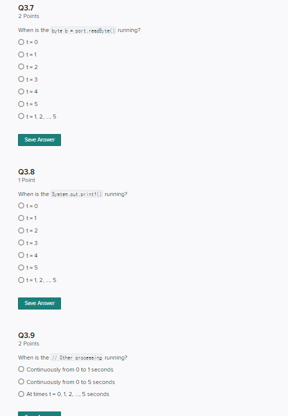 Solved Q3 Serial Timing 15 Points We want to understand | Chegg.com