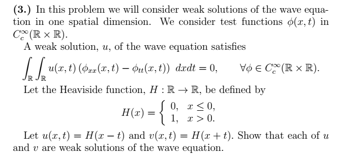 Solved This problem is from the book 'Partial Differential | Chegg.com