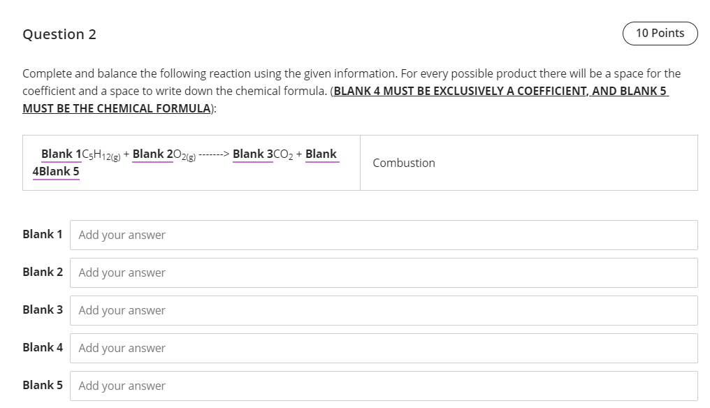 Solved Complete and balance the following reaction using the | Chegg.com