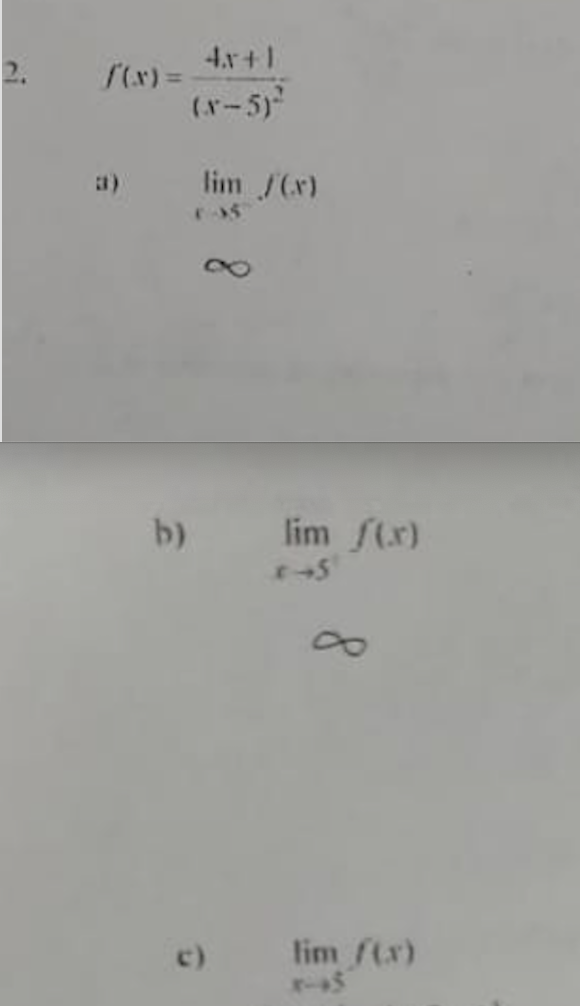 Solved 4.1+1 (1-5) lim 76) b) lim (1) c) limfm) - | Chegg.com