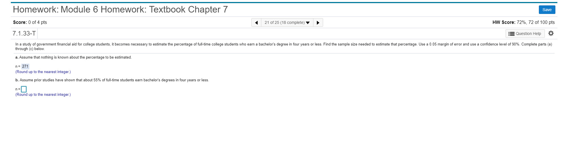 Solved Homework Module 6 Homework Textbook Chapter 7 Save