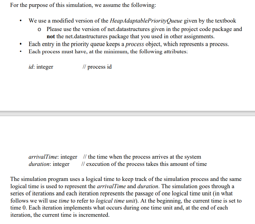 Solved This project is an implementation of a small | Chegg.com