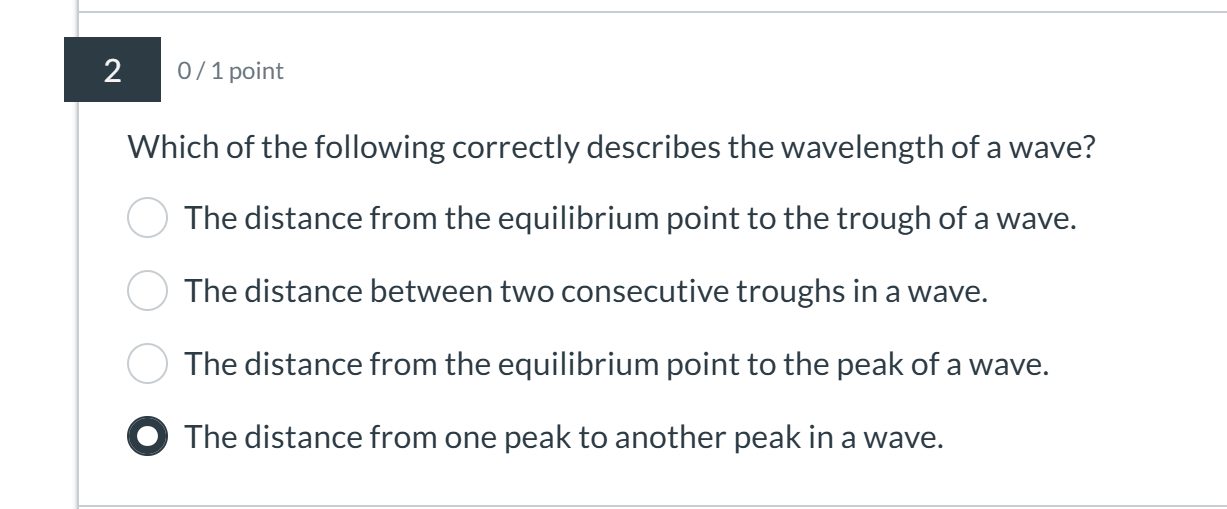 Solved Which of the following correctly describes the | Chegg.com