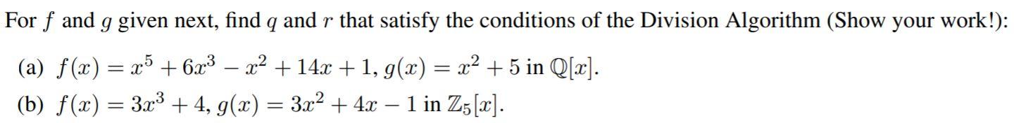 Solved This is for a graduate math class. Please be as | Chegg.com