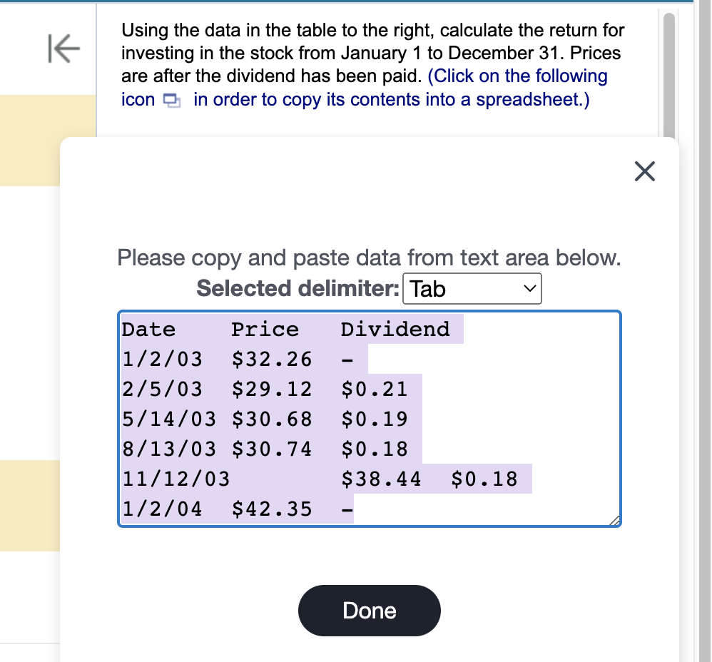 Solved Using the data in the table to the right, calculate | Chegg.com