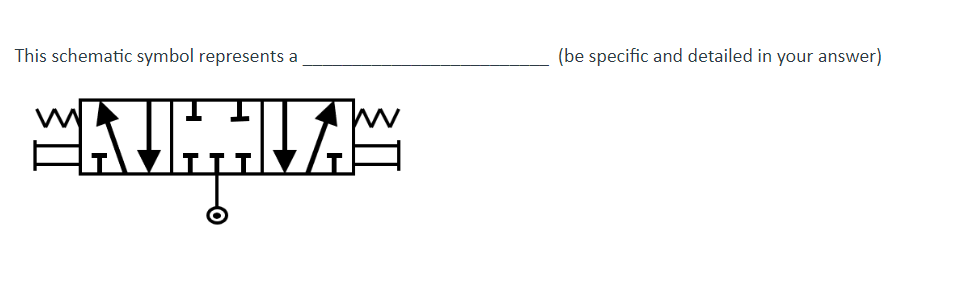 Solved This schematic symbol represents a (be specific and | Chegg.com