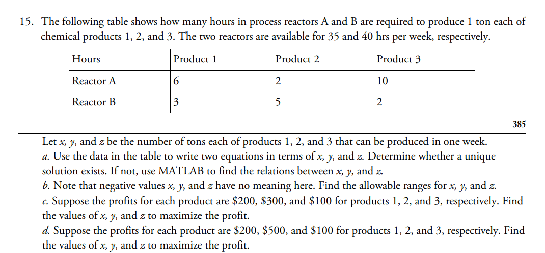 Solved 5. The following table shows how many hours in | Chegg.com